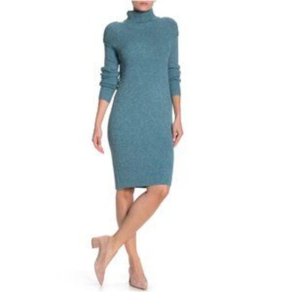 Solutions | Dresses | Solutions Turtleneck Long Sleeve Sweater Dress ...